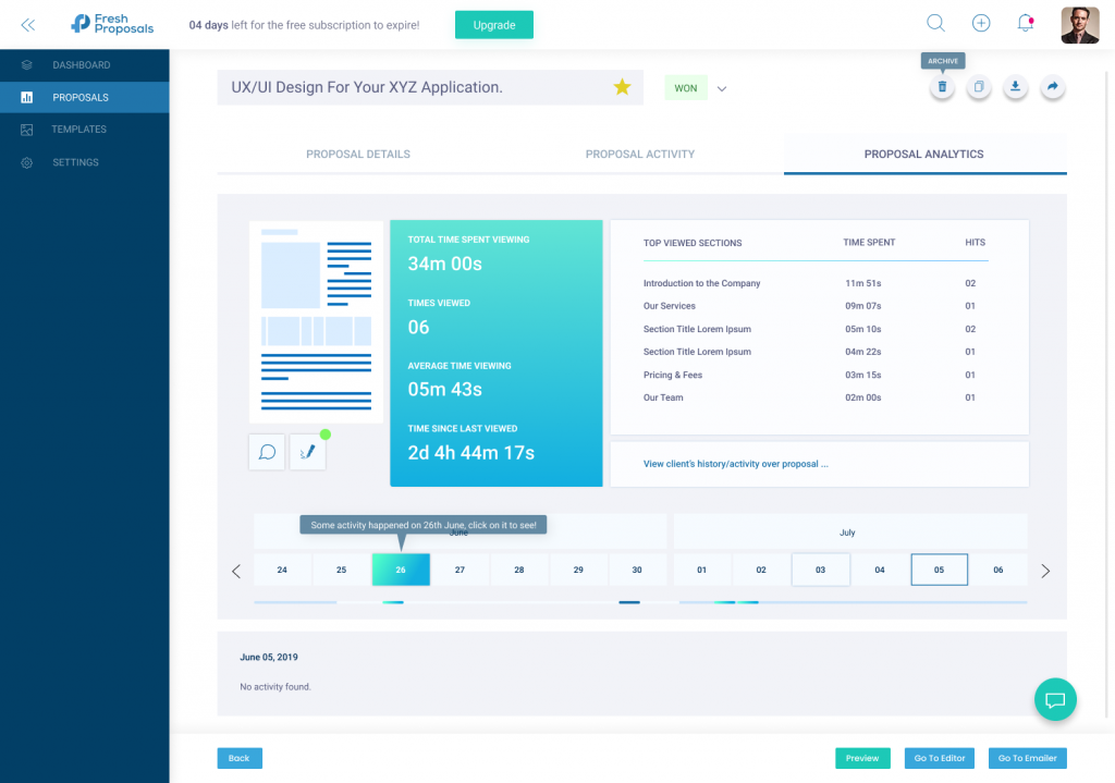 Proposals Dashboard - Complete Guide with examples