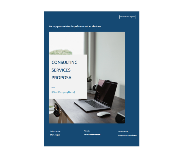 Consulting Proposal Template | Fresh Proposals