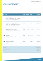 ERP Implementation Proposal Template | Fresh Proposals