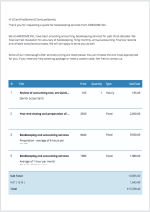 Accounting, Bookkeeping Quote Template | Fresh Proposals | Fresh Proposals