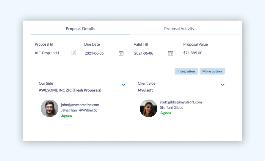Fresh Proposals Software Update – Mid August 2021