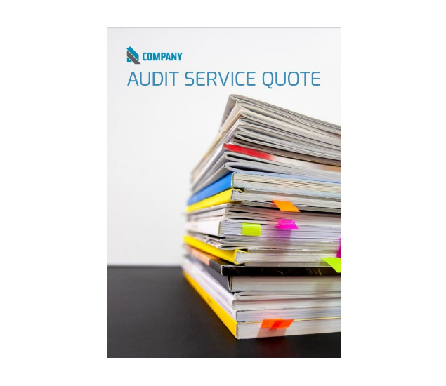 Audit Service Quote Template | Fresh Proposals - Fresh Proposal