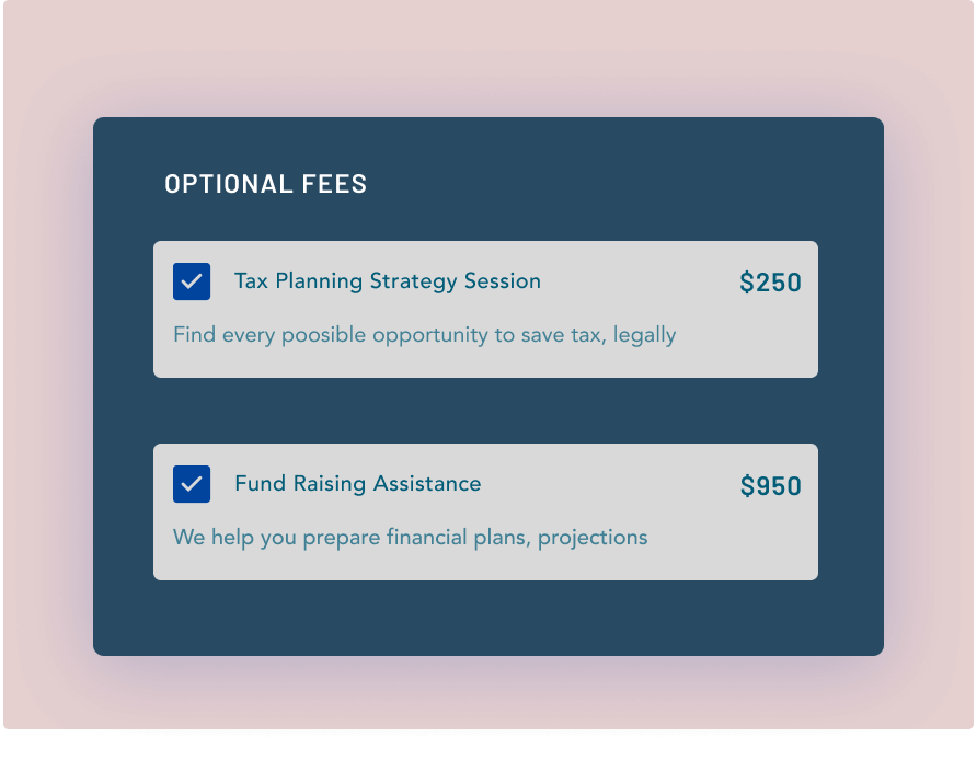 Tax Services Pricing - Tiered Pricing | Fresh Proposals