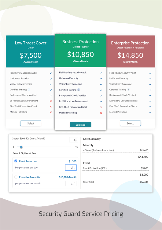 Tiered Pricing Examples, Templates | Fresh Proposals