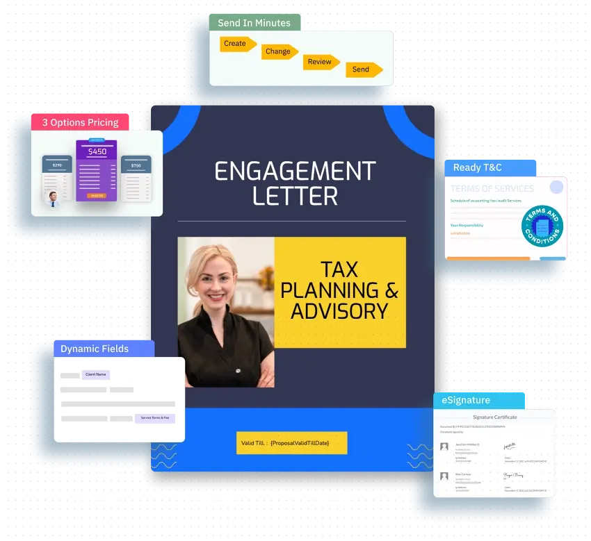 Tax Planning and Advisory Engagement Letter | Fresh Proposals