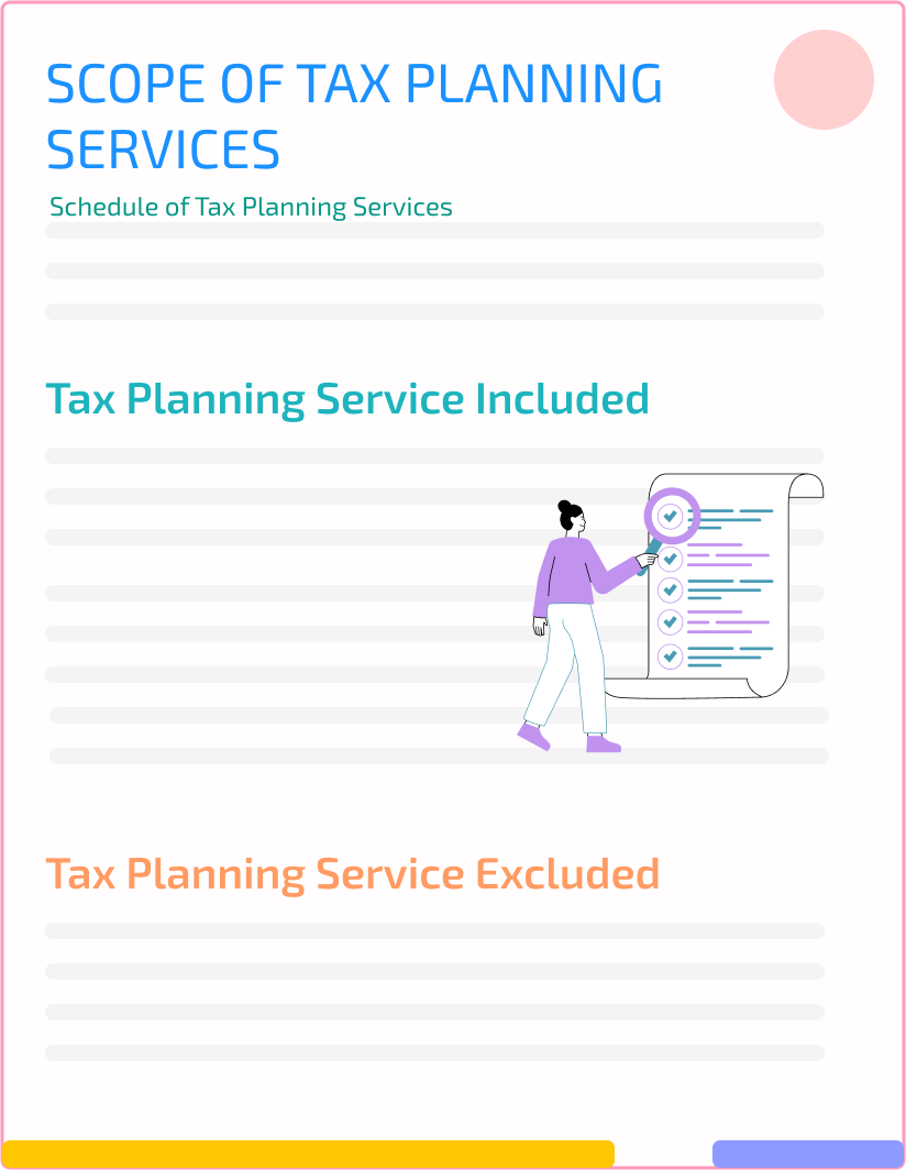 Tax Planning and Advisory Engagement Letter | Fresh Proposals