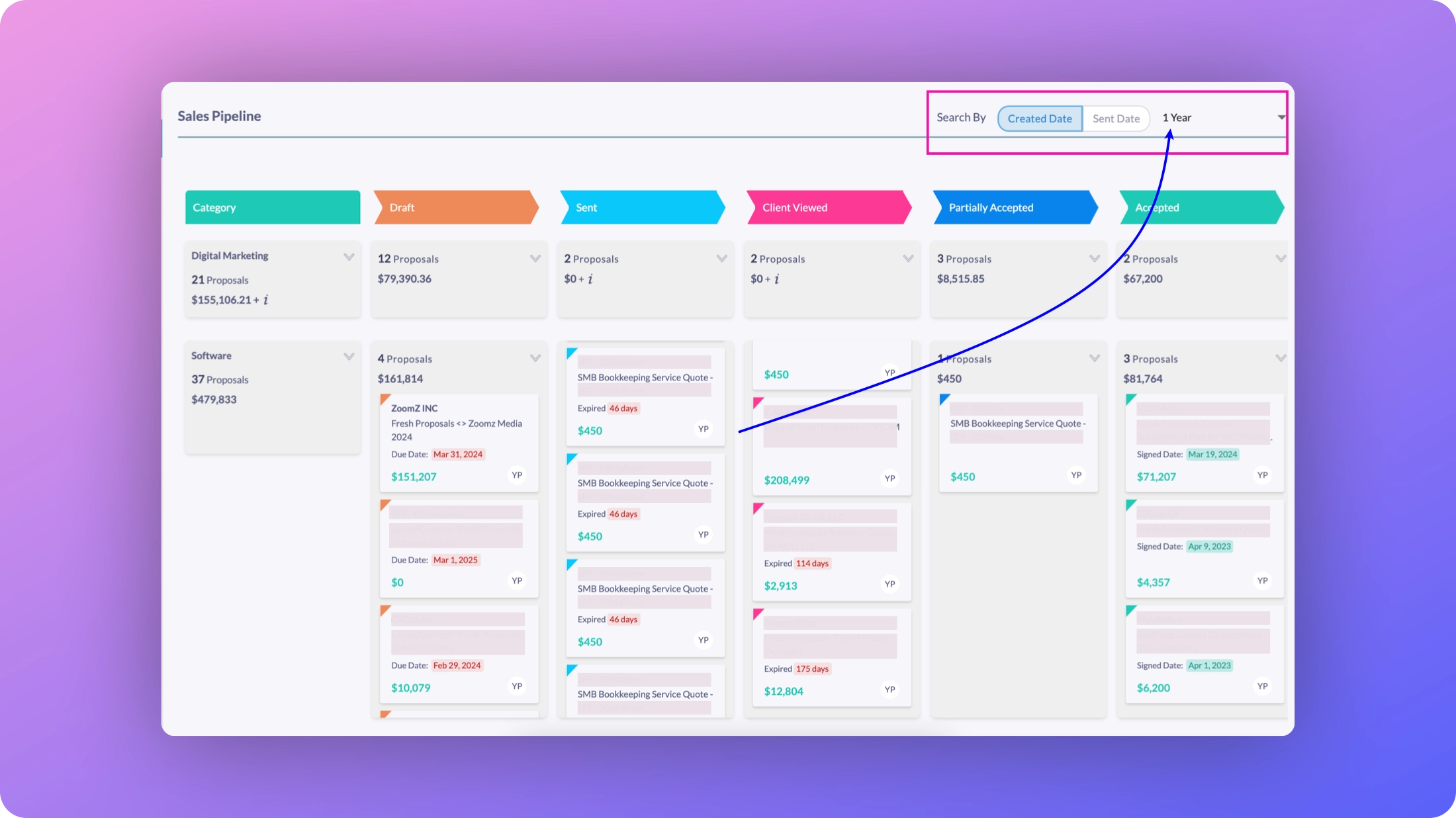 Fresh Proposals Software Update - March-April 2024